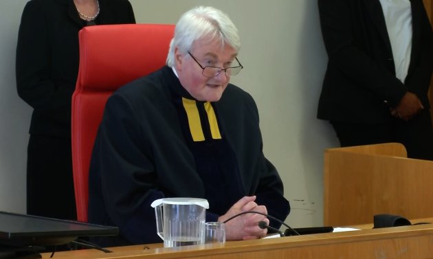 British Courtroom Judge